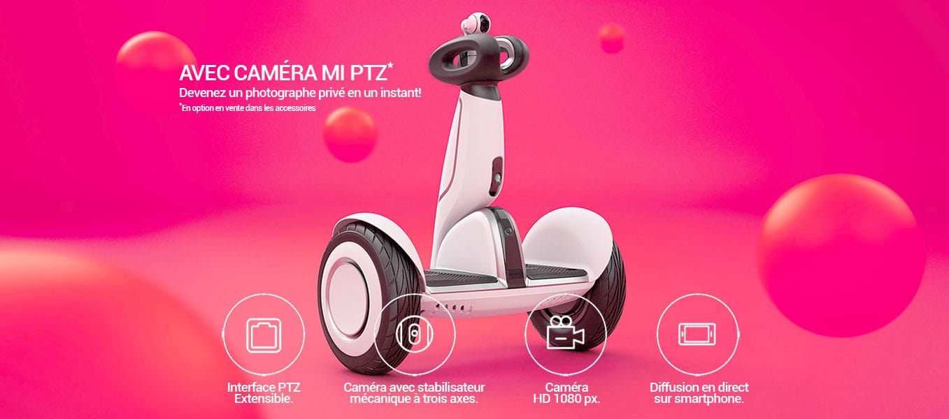 Segway S PLUS – Gyropode électrique 800W, 20 km/h, autonomie 20 km